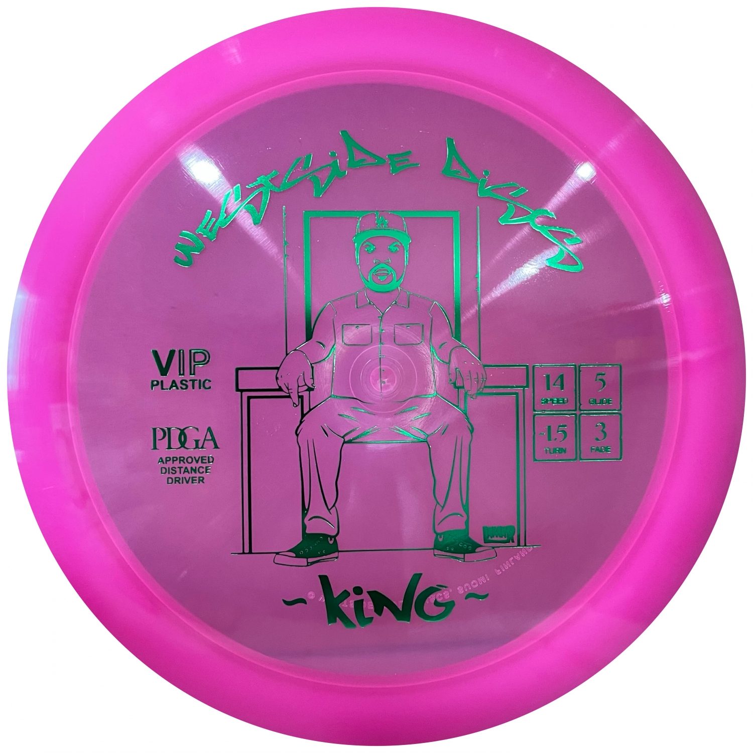 VIP King - Ice Cube Edition (Limit 2 per person) - Truly Unique Disc Golf