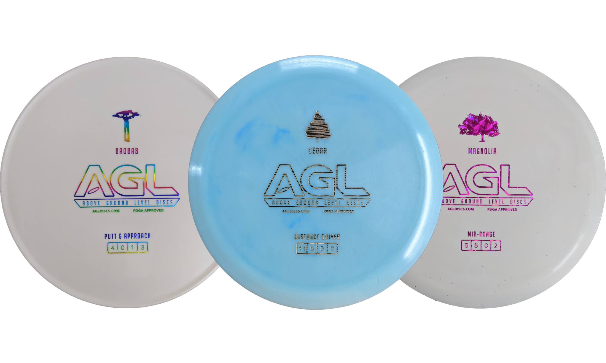 Above Ground Level (AGL) Discs - Truly Unique Disc Golf